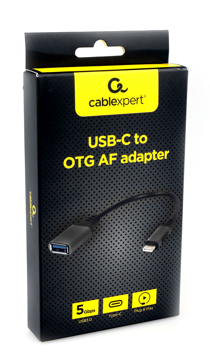 OTG переходник с Type-C на USB Cablexpert A-USB3C-OTGAF-01 купить оптом